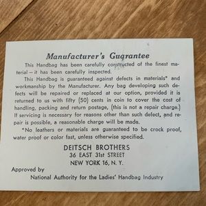 Deitsch | Bags | Vintage Deitsch Handbag | Poshmark